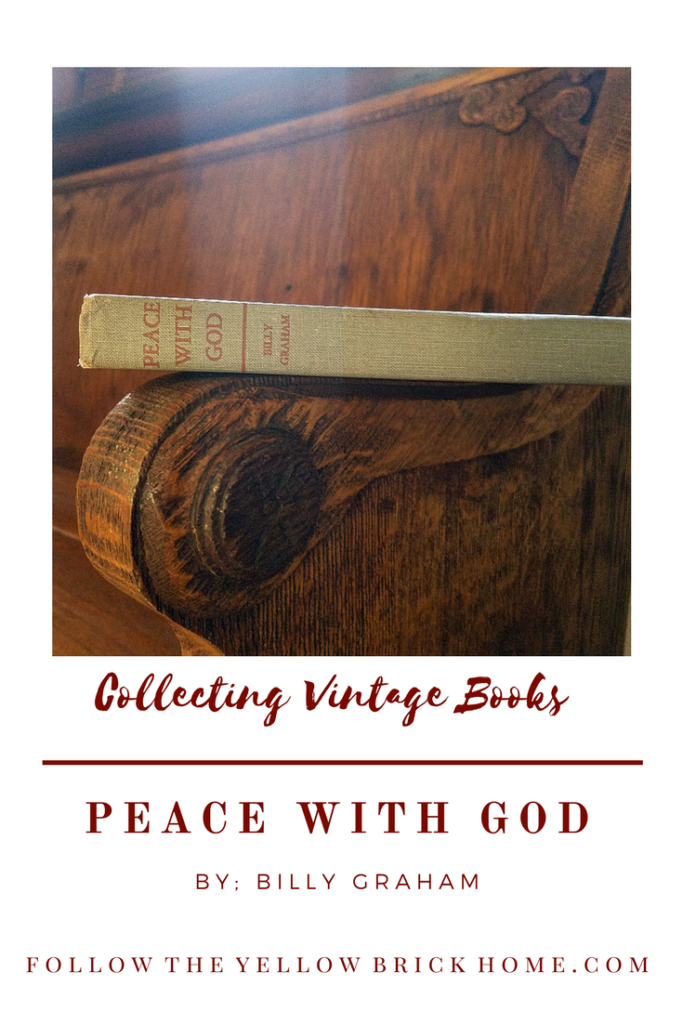 Follow The Yellow Brick Home - Billy Graham Book Peace With God Vintage ...