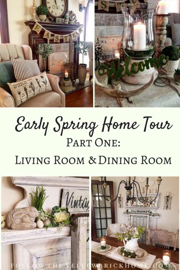 Follow The Yellow Brick Home - Beautiful Early Spring Home Tour Spring ...