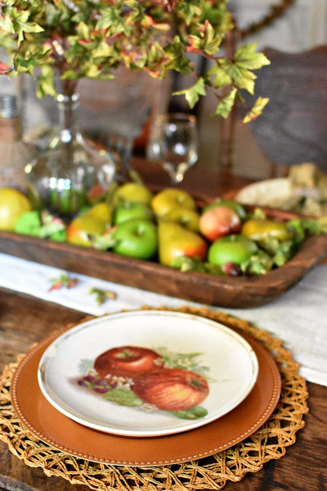 Follow The Yellow Brick Home - Early Fall Tablescape Harvest Fruits ...