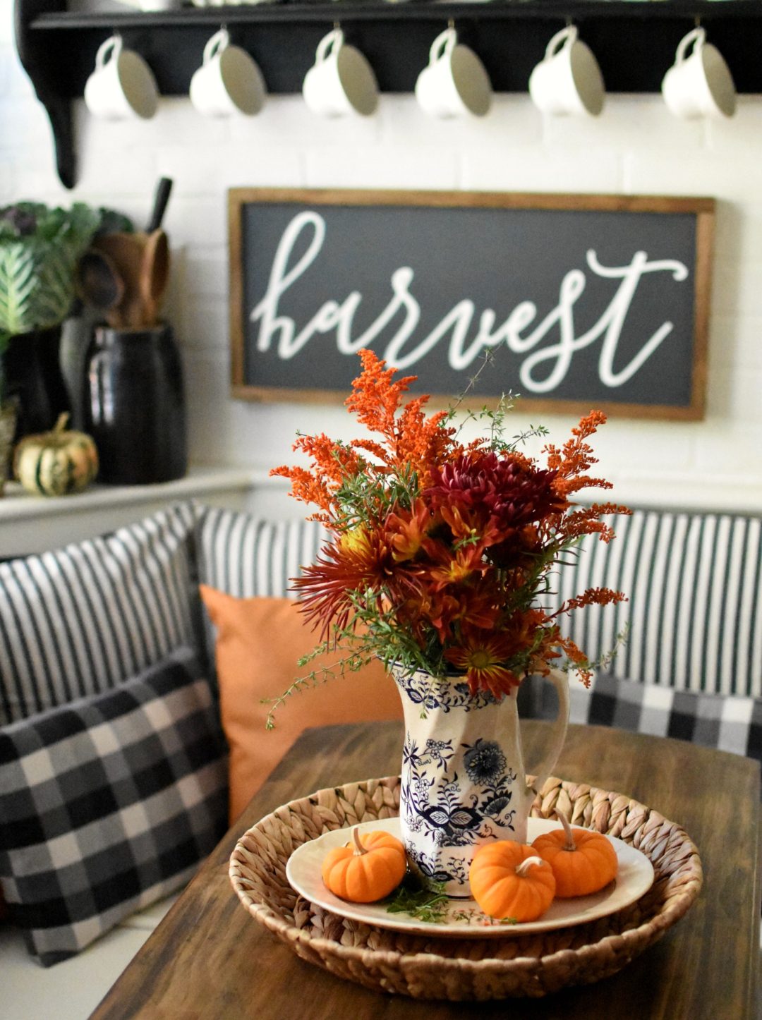 Follow The Yellow Brick Home - Beautiful Fall Flower Arrangement In A ...
