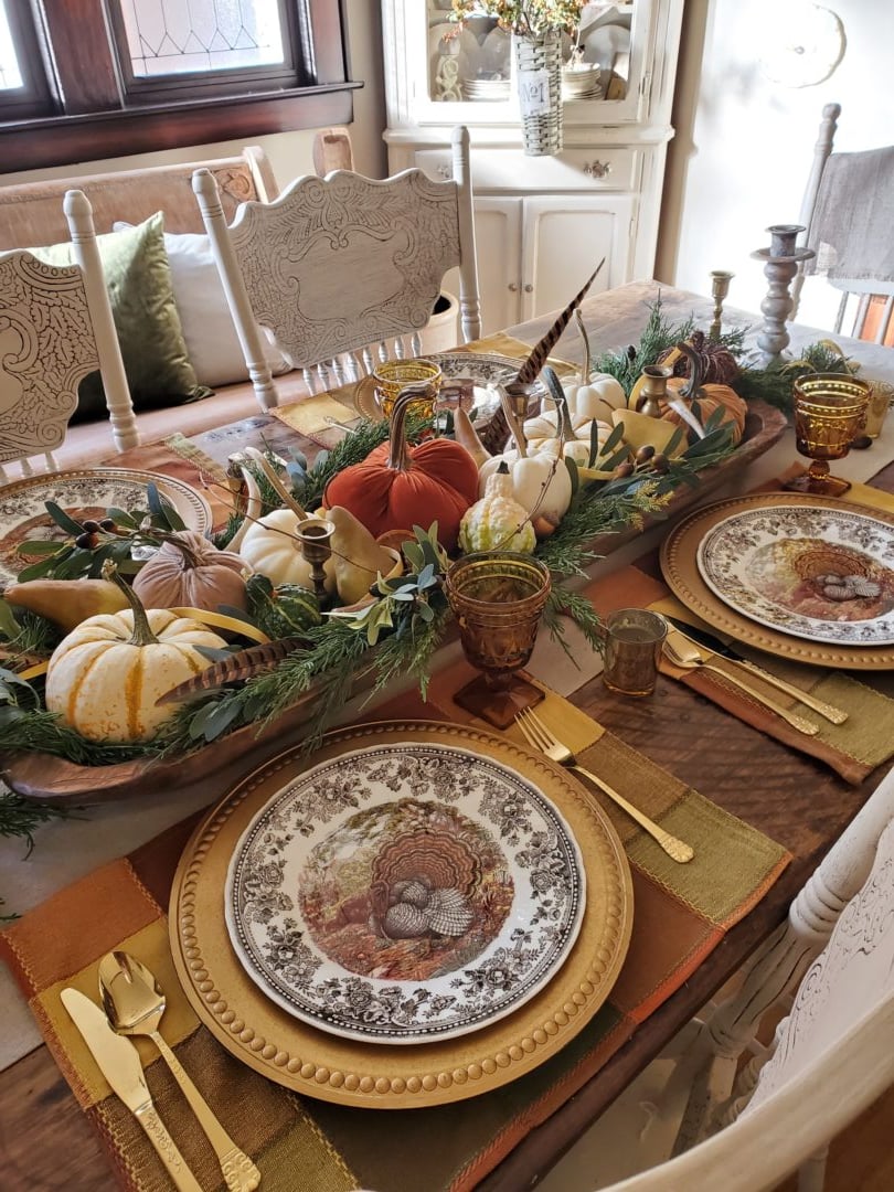 Follow The Yellow Brick Home - Thanksgiving Tablescape Ideas– Follow ...