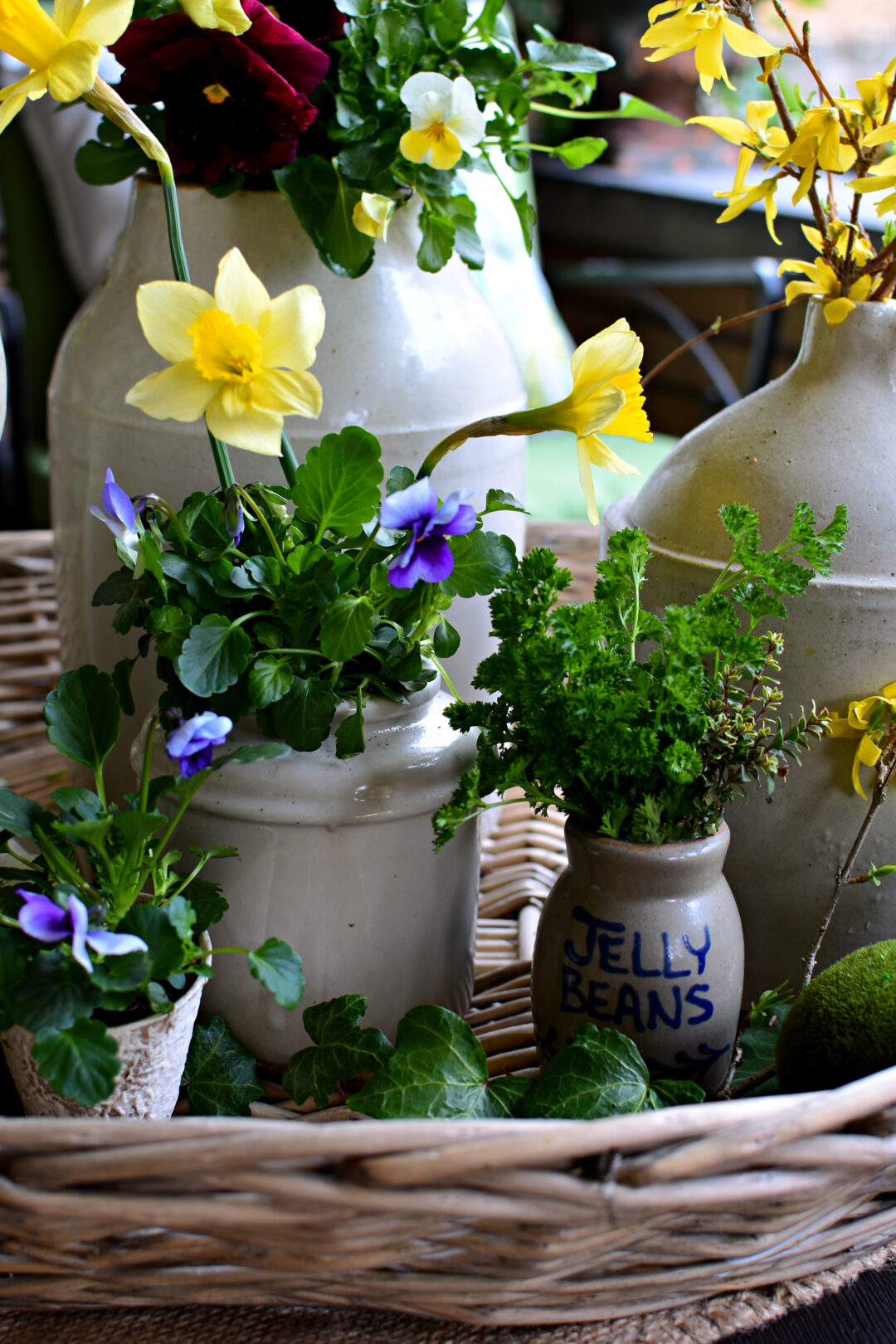 Follow The Yellow Brick Home - Early Spring Decorating with Vintage ...