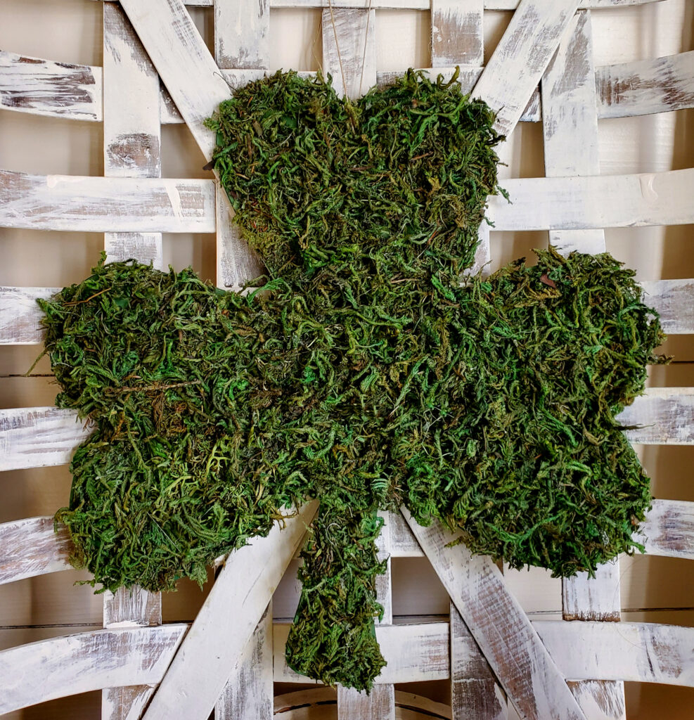 Follow The Yellow Brick Home - DIY Moss-Covered Shamrock ($3 Dollar ...
