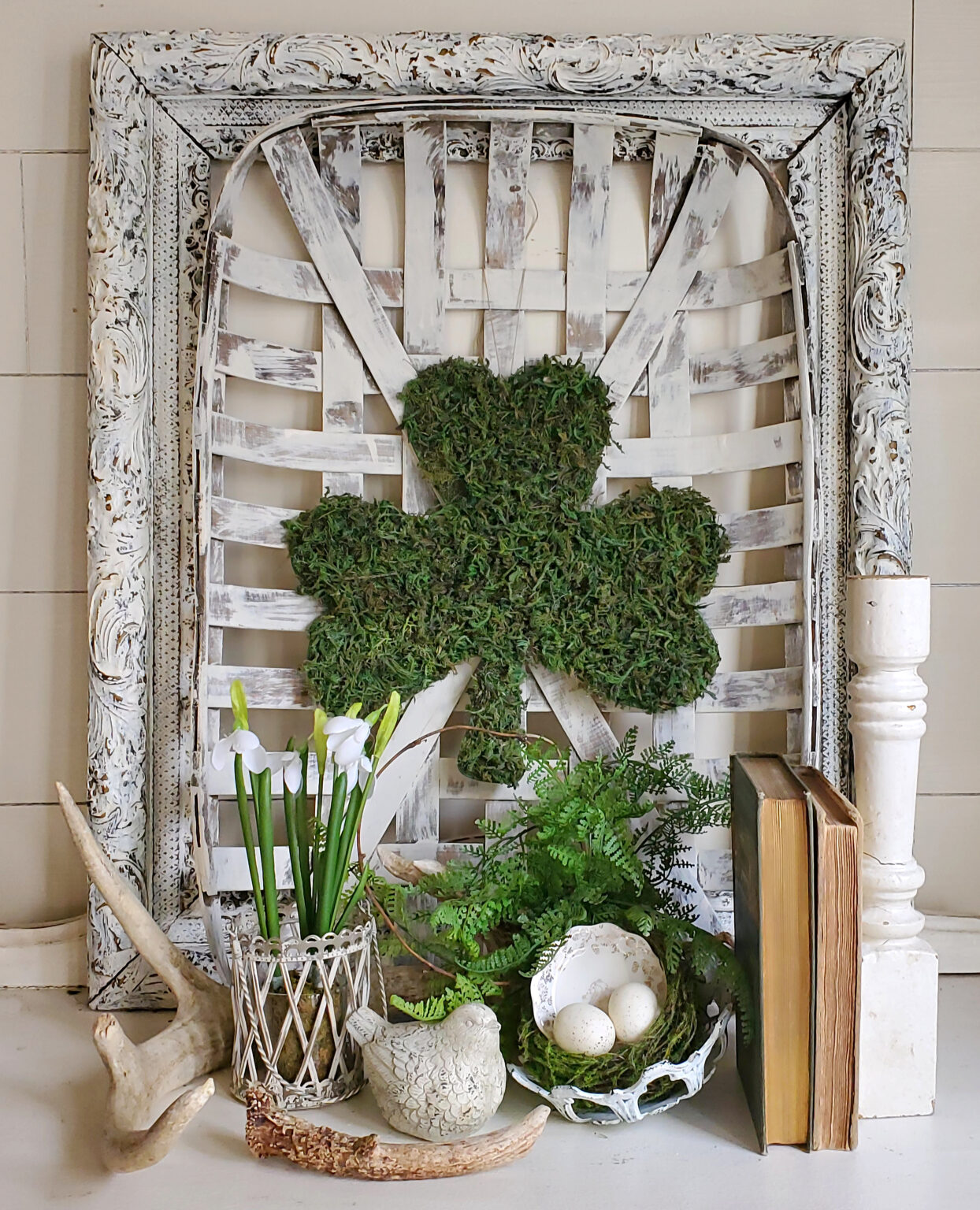 Follow The Yellow Brick Home - DIY Moss-Covered Shamrock ($3 Dollar ...