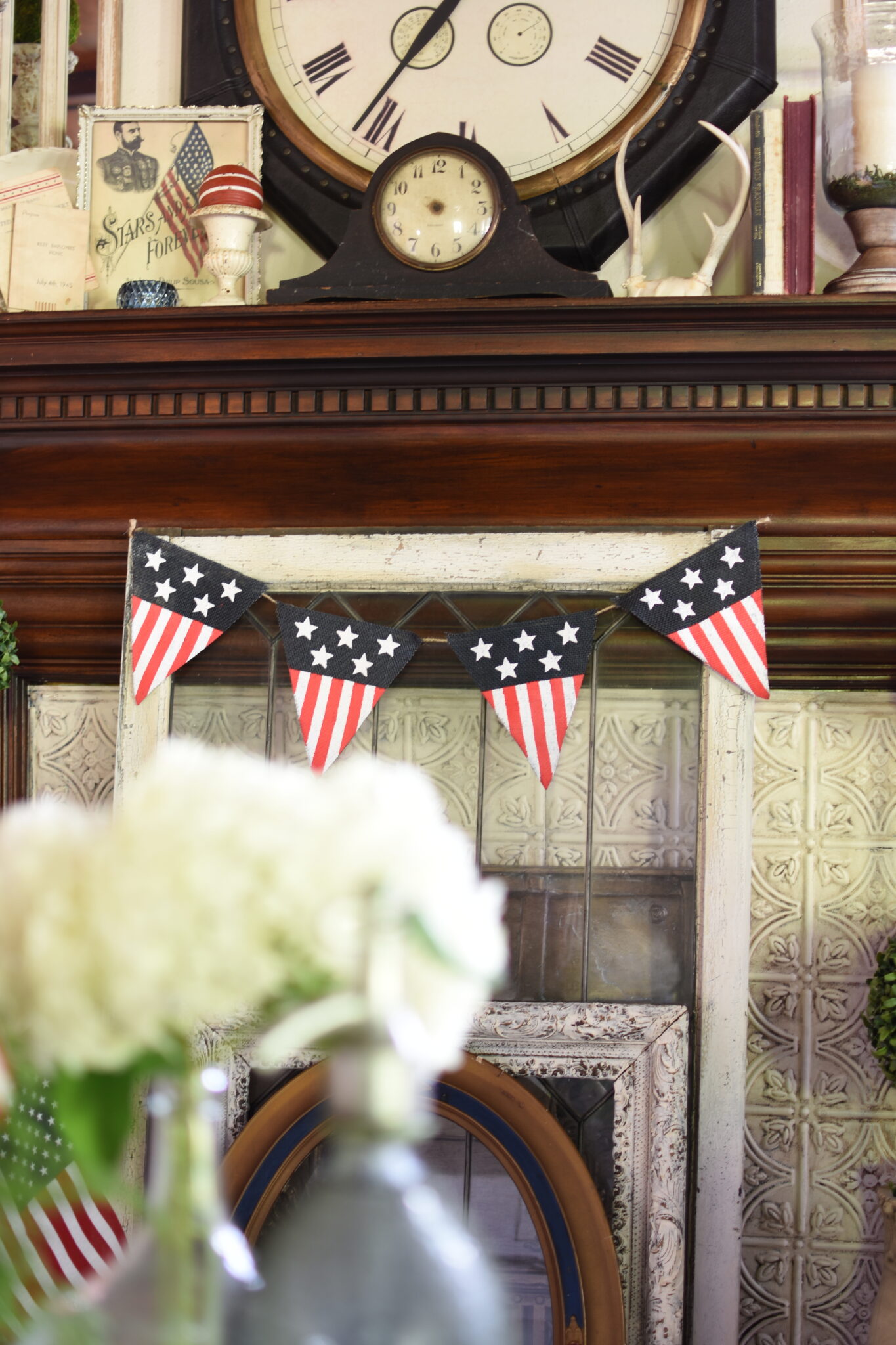 Follow The Yellow Brick Home - Farmhouse Patriotic Style Basket Tray ...