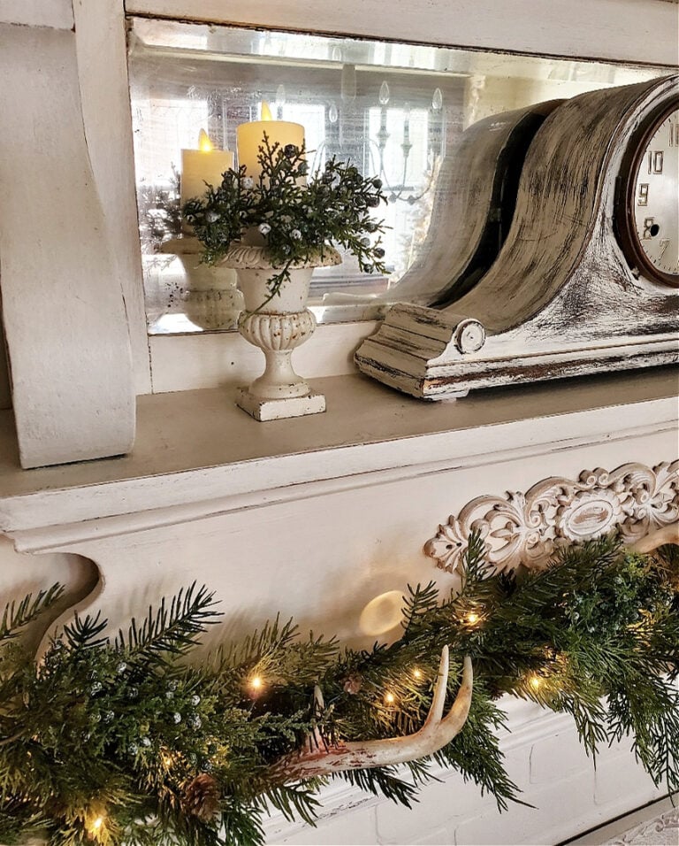Follow The Yellow Brick Home - Vintage Cottage Winter Decorating ...