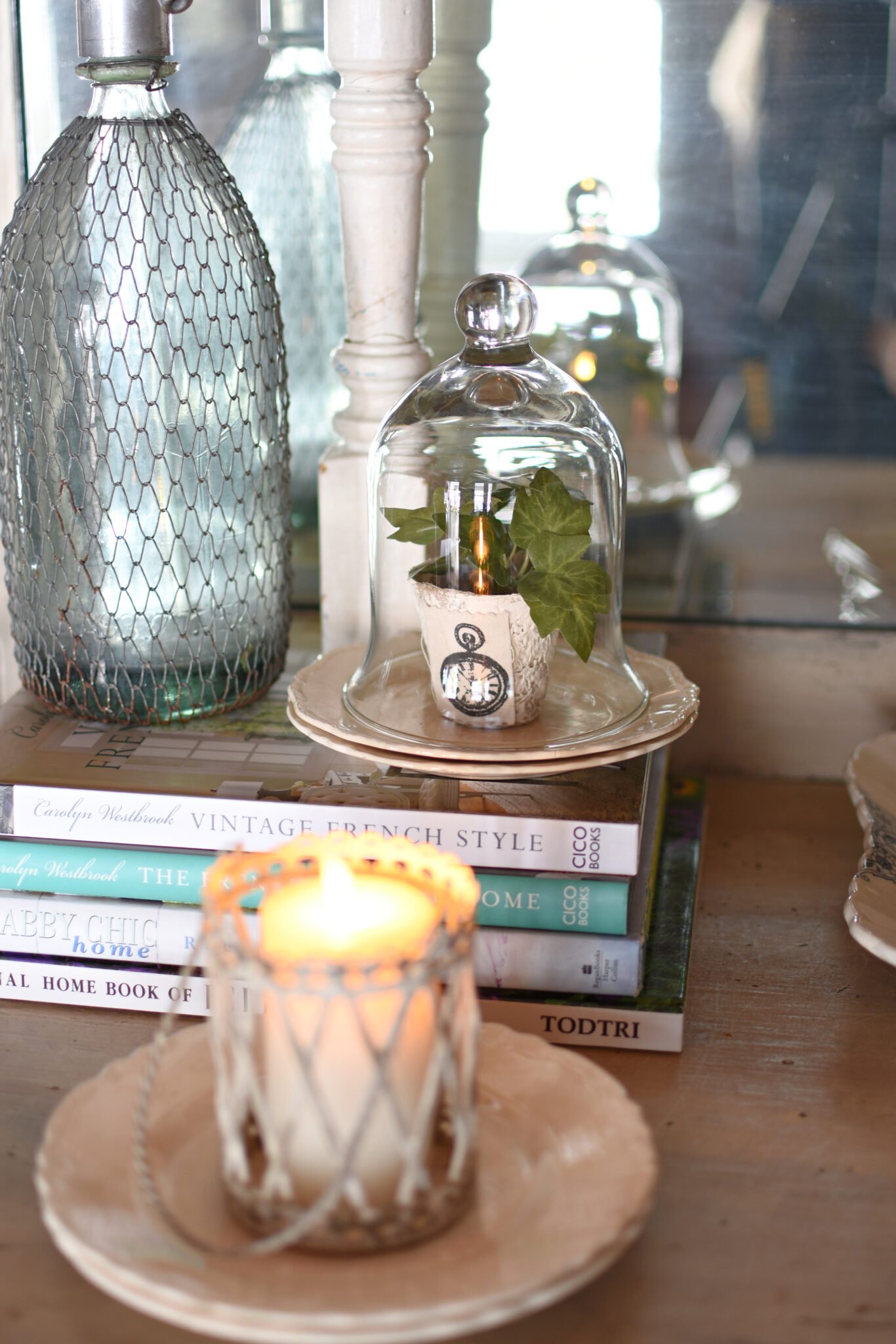 Follow The Yellow Brick Home - Early Spring Vignettes on an Antique ...