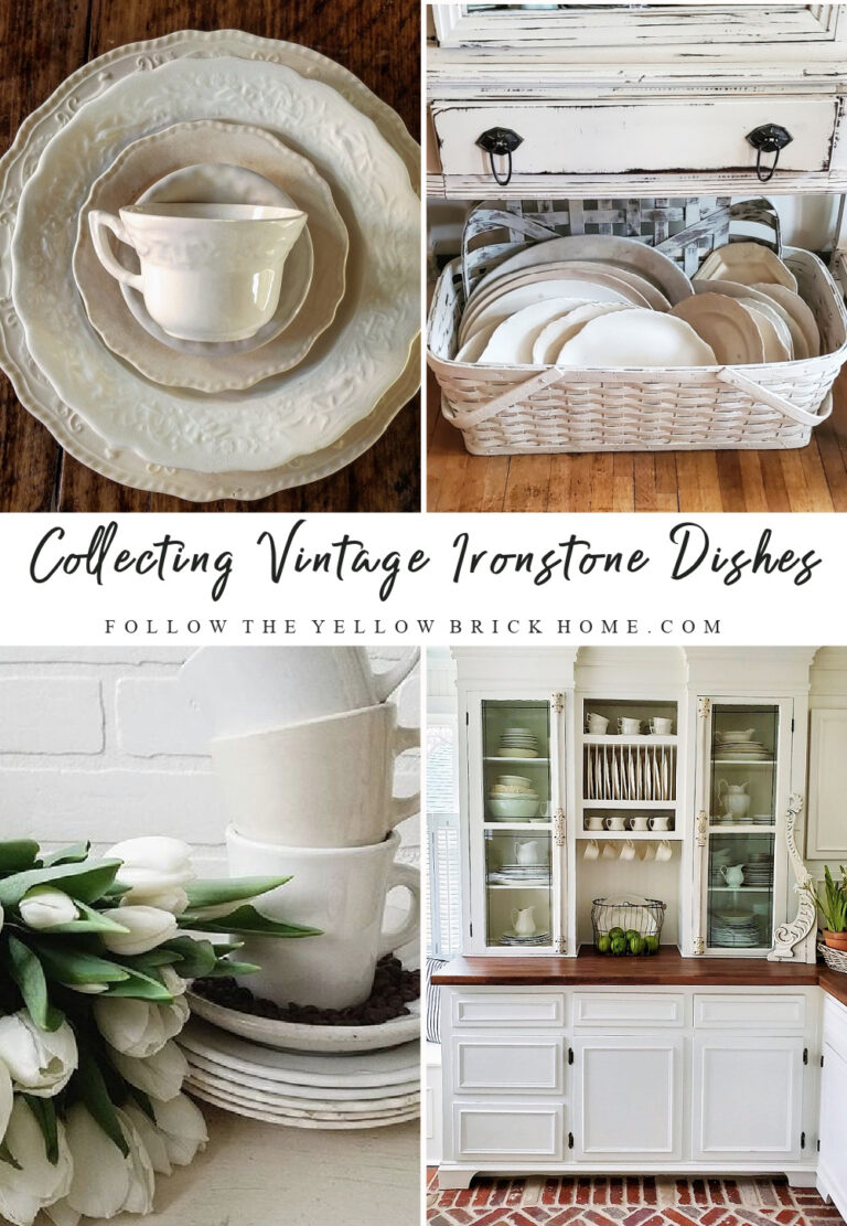 Follow The Yellow Brick Home - Collecting Vintage Ironstone Dishes ...
