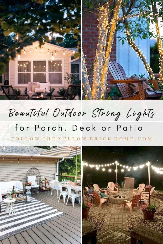Follow The Yellow Brick Home - Beautiful Outdoor String Lights for ...