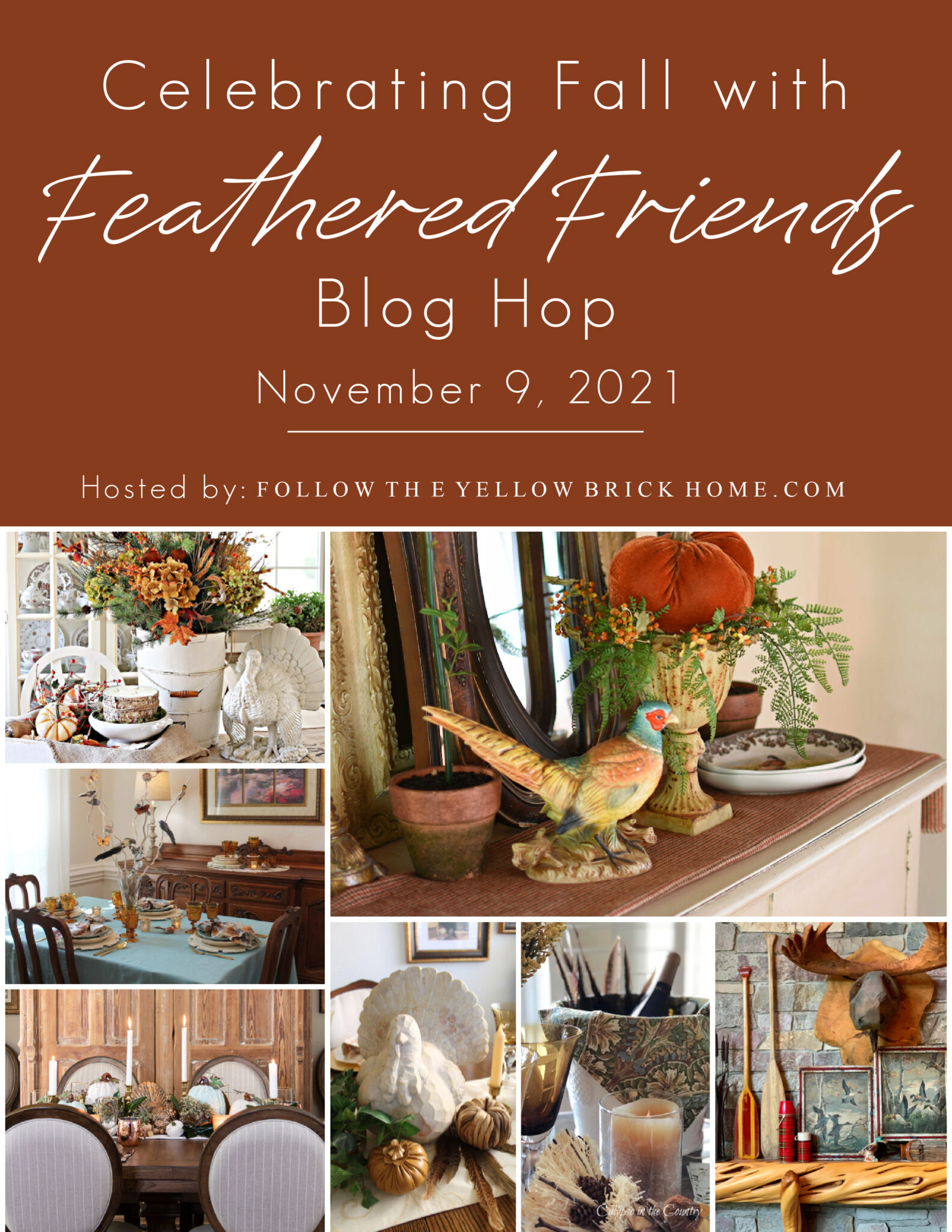 Follow The Yellow Brick Home - Celebrating Fall with Feathered Friends ...