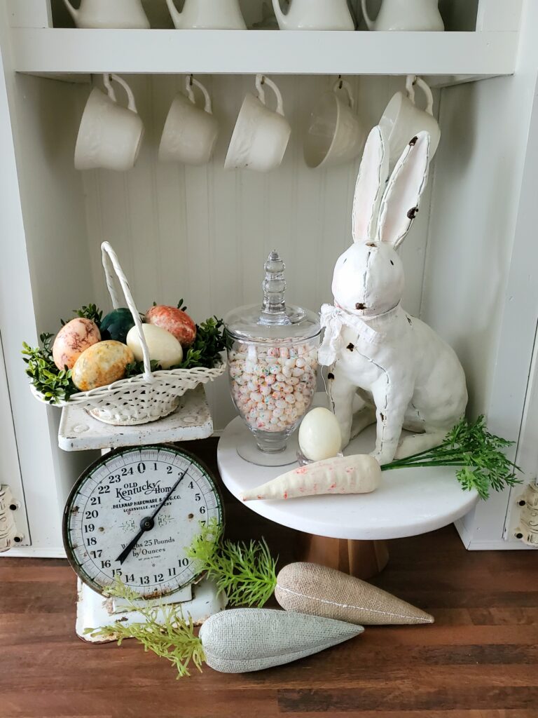 Follow The Yellow Brick Home - Vintage Easter Basket with Alabaster ...