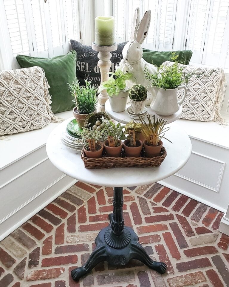 Follow The Yellow Brick Home - Cottage-Farmhouse Spring Centerpiece ...