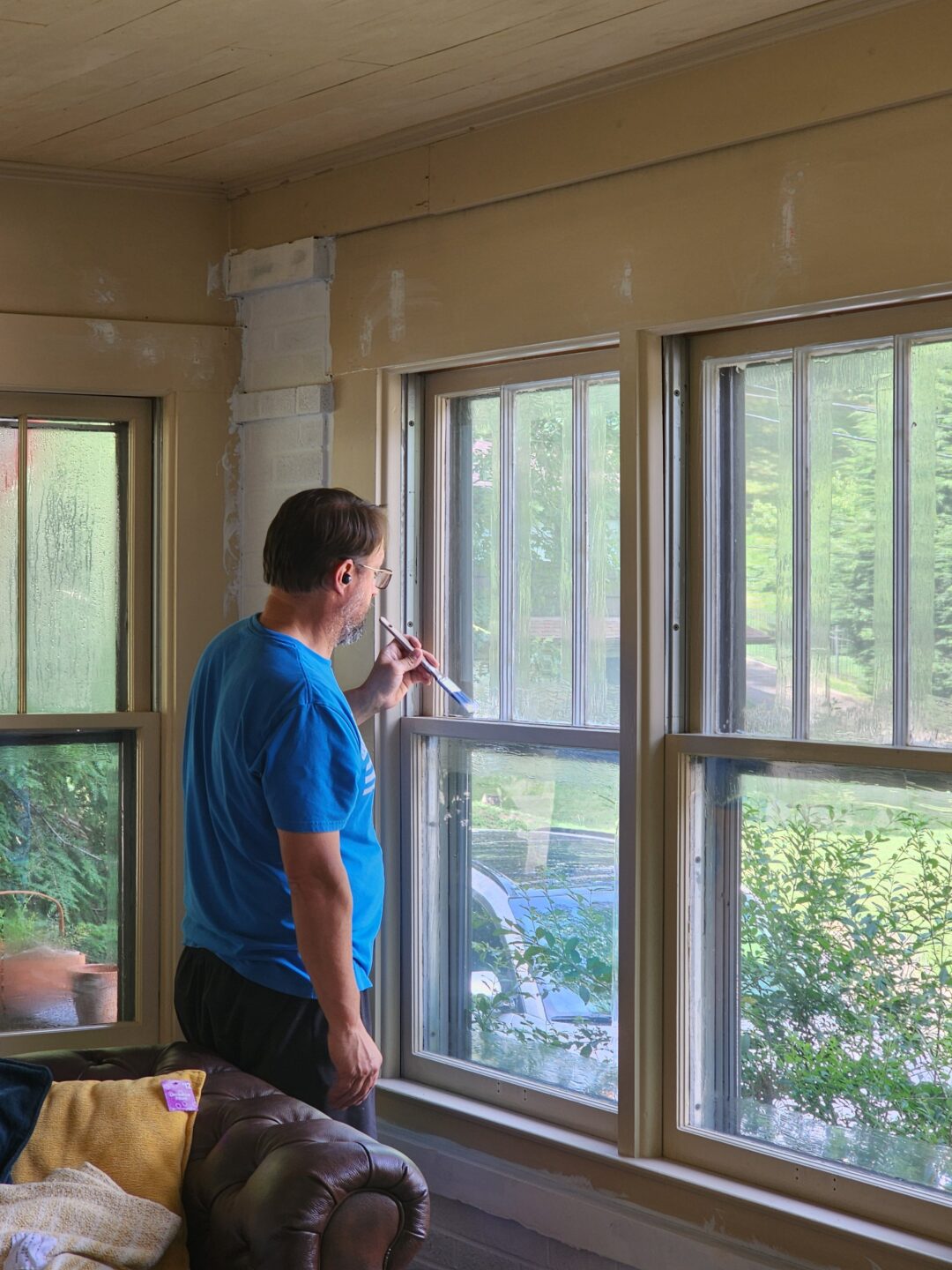 Follow The Yellow Brick Home - Sunroom Progress (Including a "Trendy ...